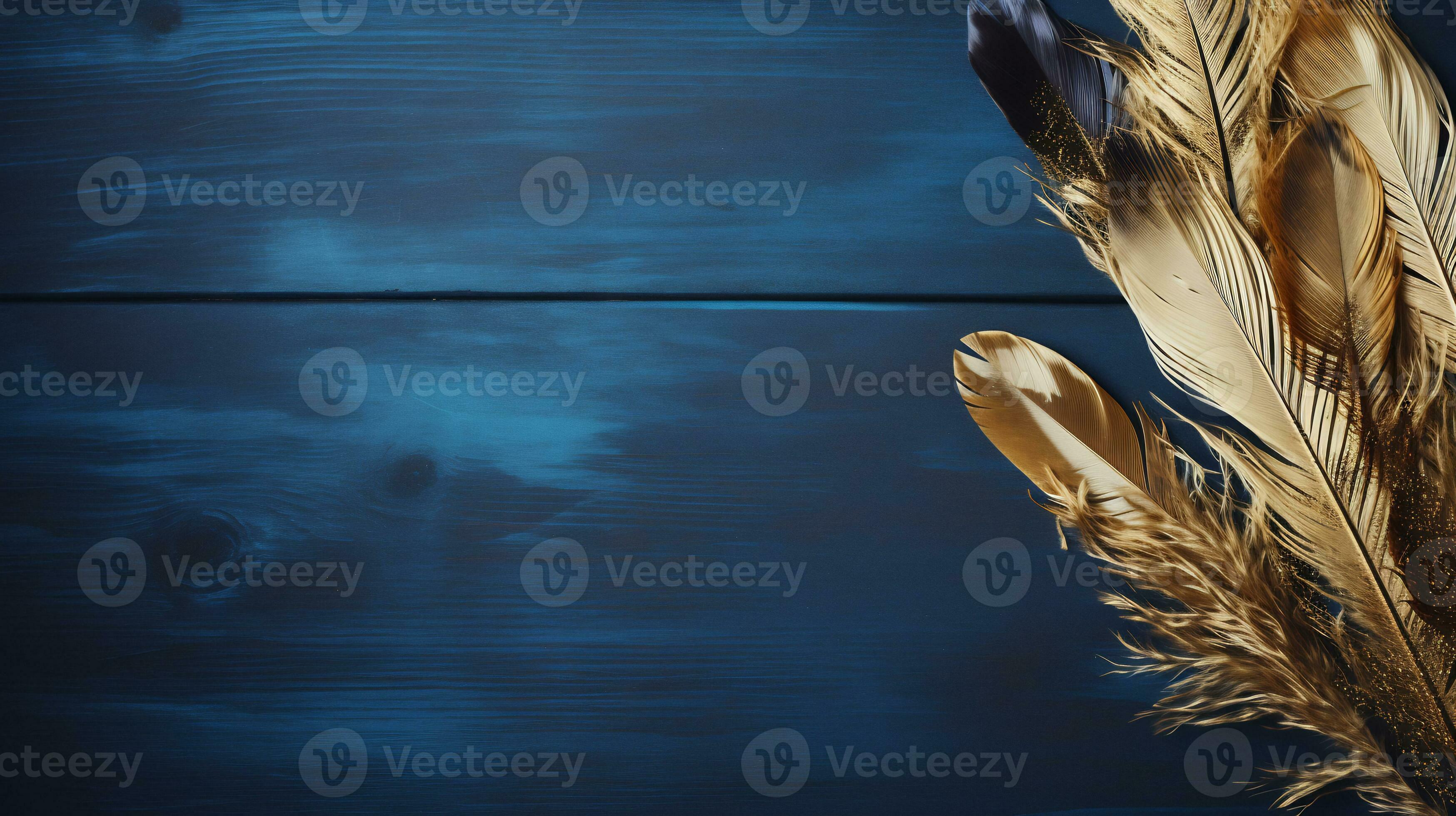Golden and blue indigenous feather copy space background 28118126 Stock ... Golden and blue indigenous feather copy space background 28118126 Stock ...