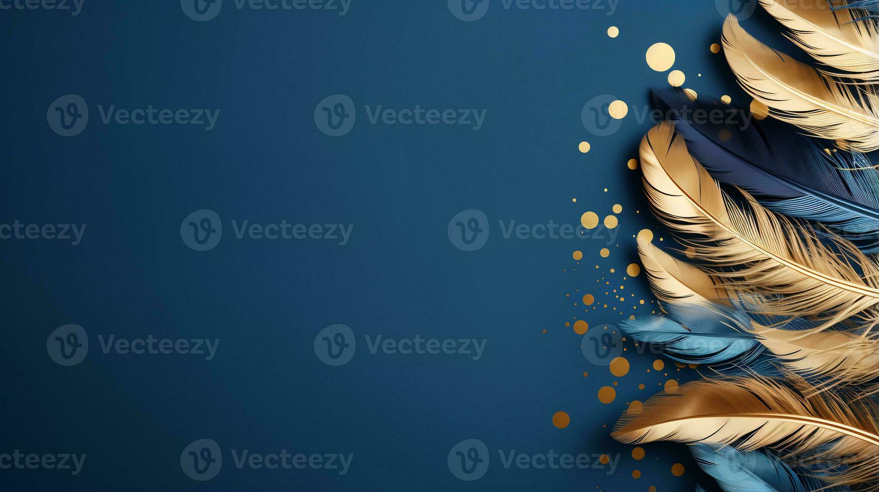 Golden and blue indigenous feather copy space background 28118149 Stock ... Golden and blue indigenous feather copy space background 28118149 Stock ...