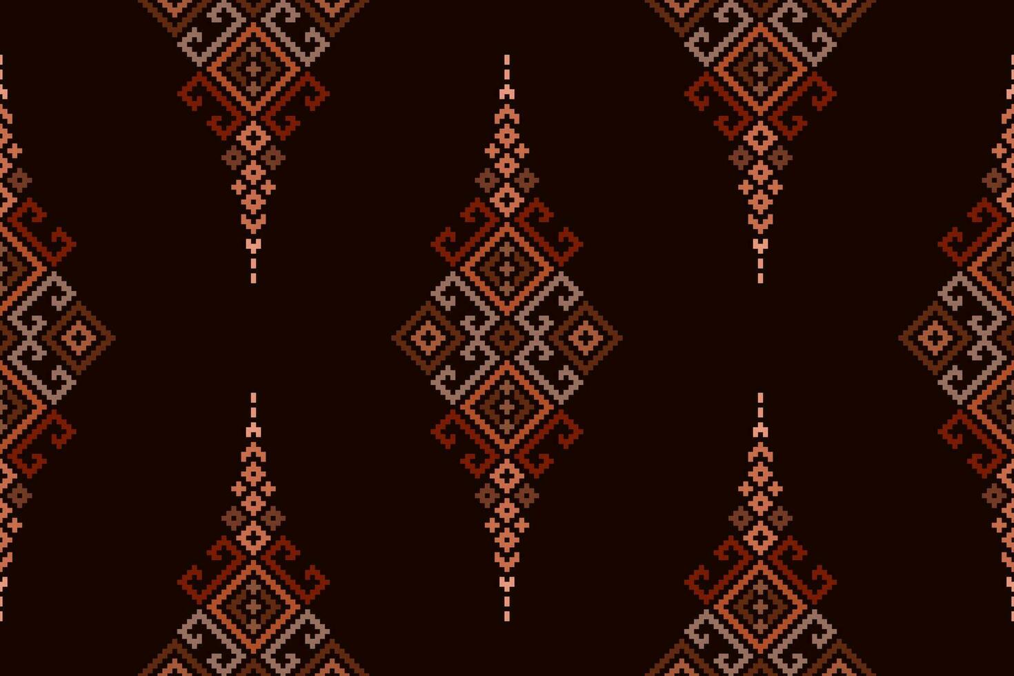 Geometric ethnic oriental seamless pattern traditional. Pixel pattern ...