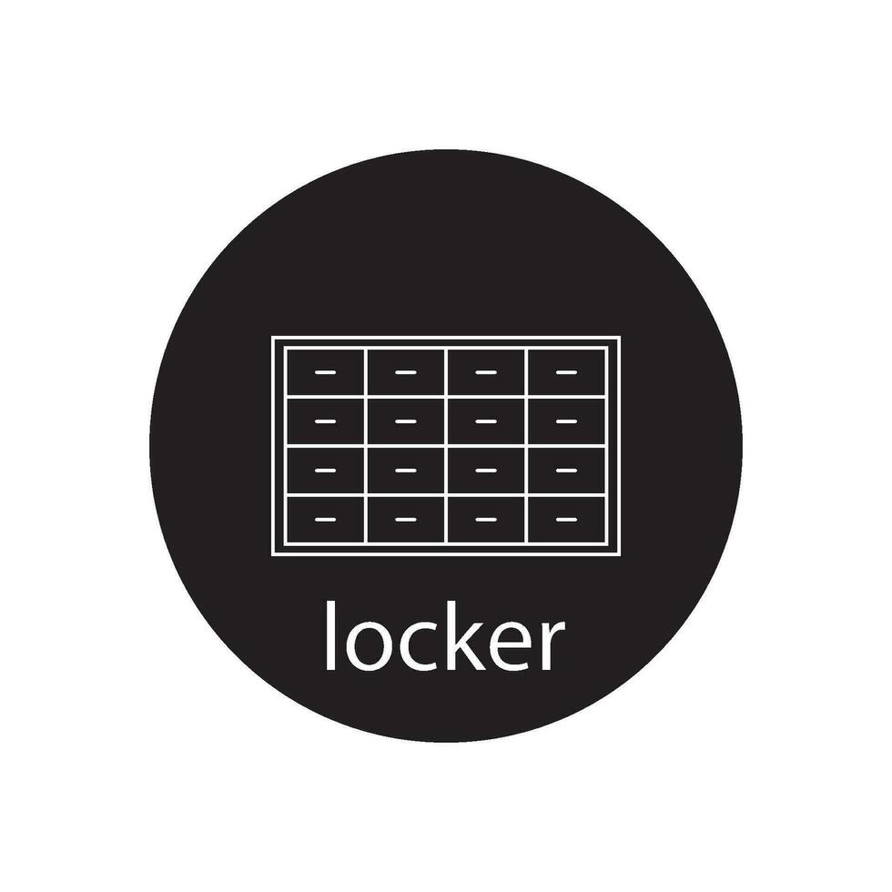 Locker Icon Vector 28122607 Vector Art At Vecteezy