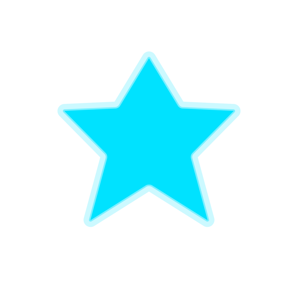 Blue Star Shape 28122853 PNG