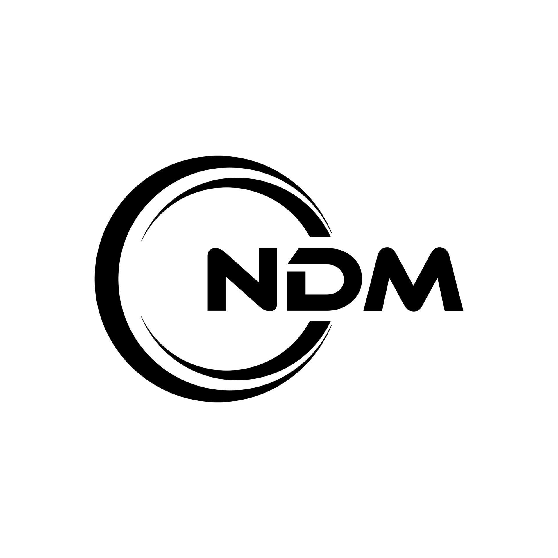 NDM Logo Design, Inspiration for a Unique Identity. Modern Elegance and Creative Design ...
