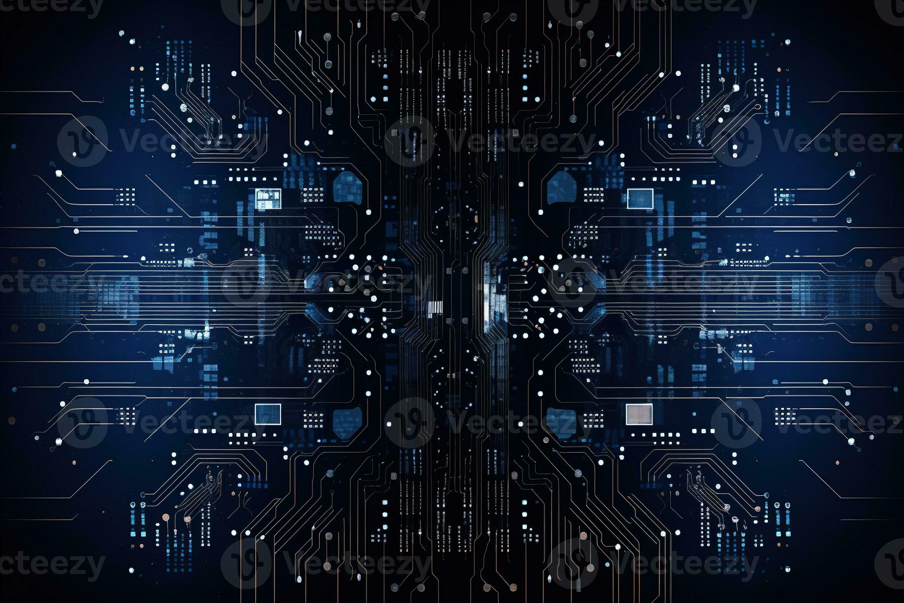 Circuit board background with abstract technology chip processor. Central Computer Processors ...