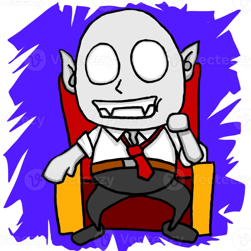 Víspera De Todos Los Santos Vampiro Drácula Dibujos Animados