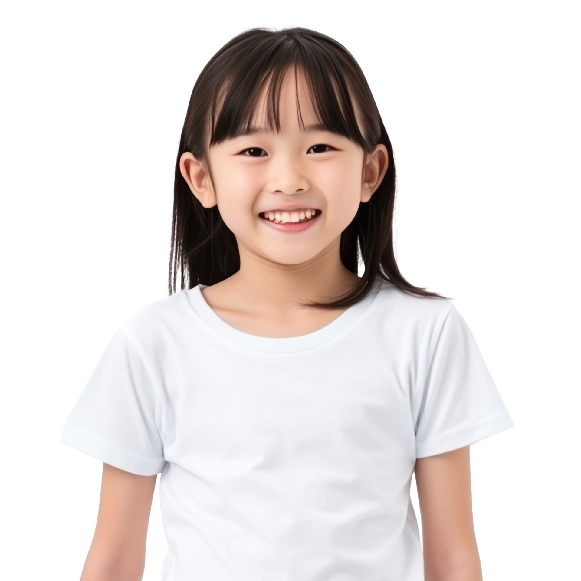 Happy Asian Girl Isolated 28144537 Png