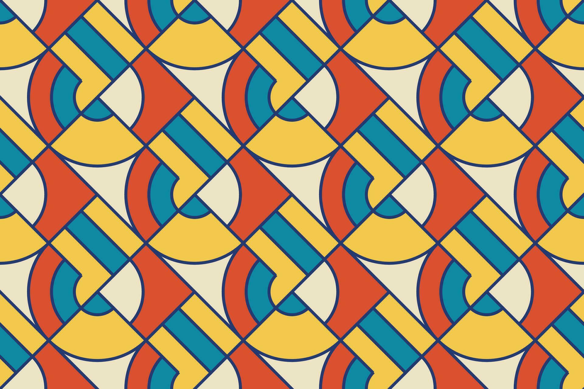 Abstractgeometric pattern background, vector circle, triangle and ...