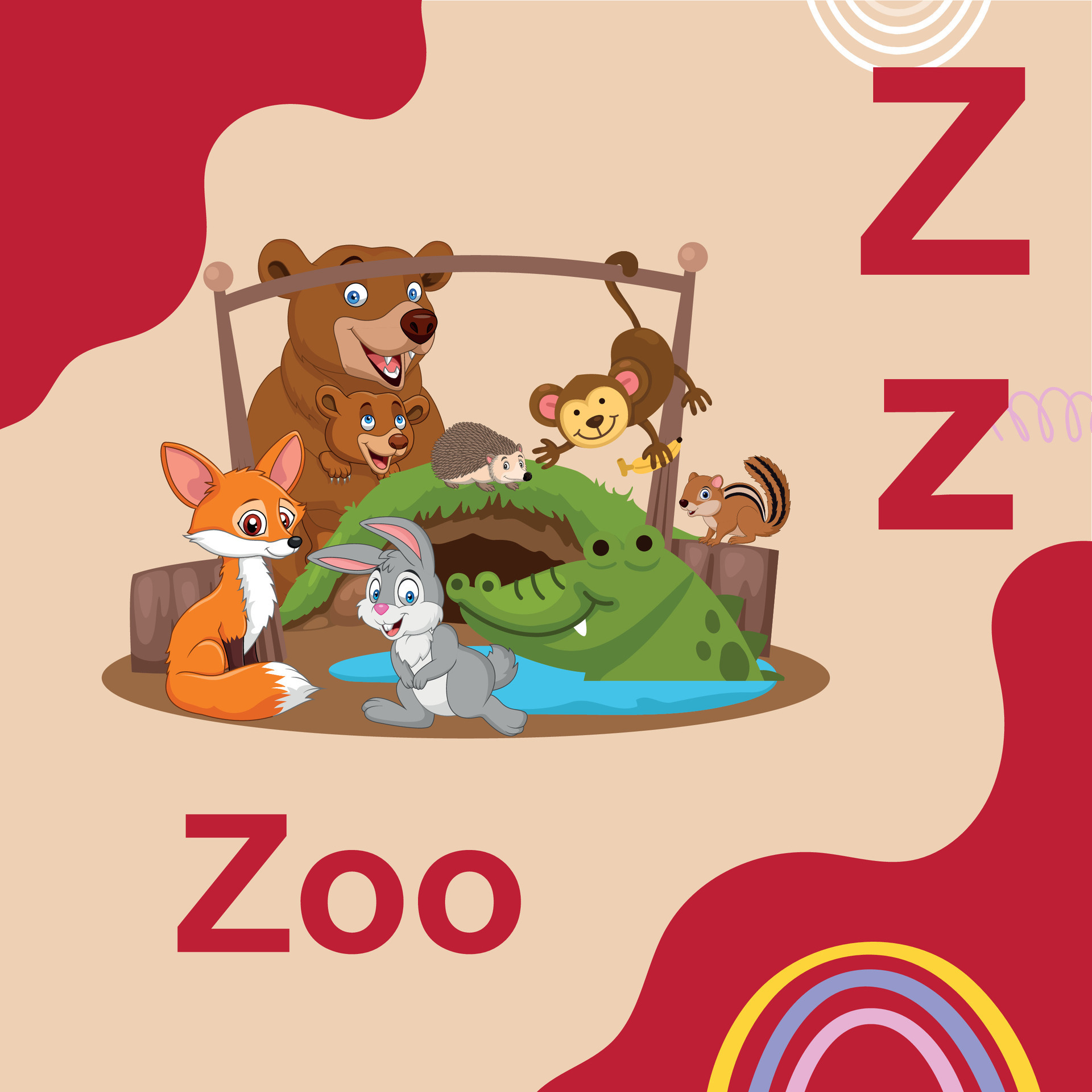 Learn Alphabets Z With Images Vector 28148505 Vector Art At Vecteezy