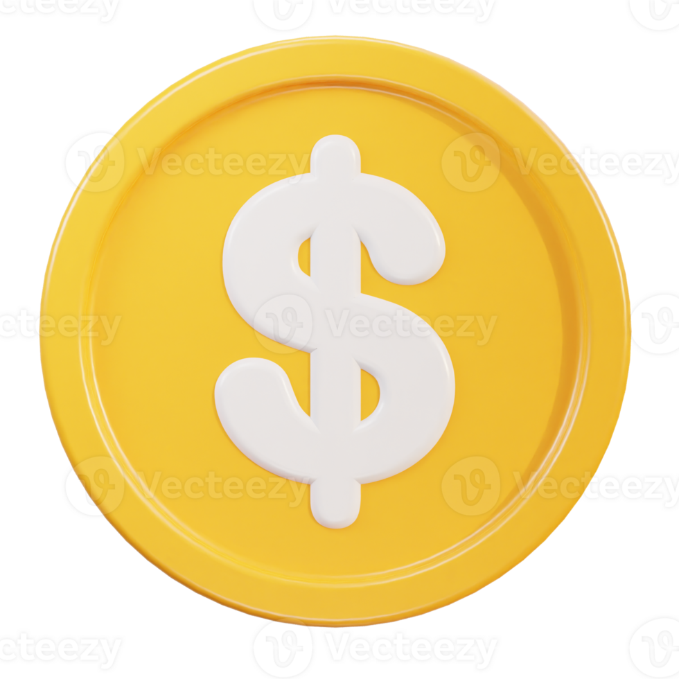 3d oro moneda icono 28149147 PNG