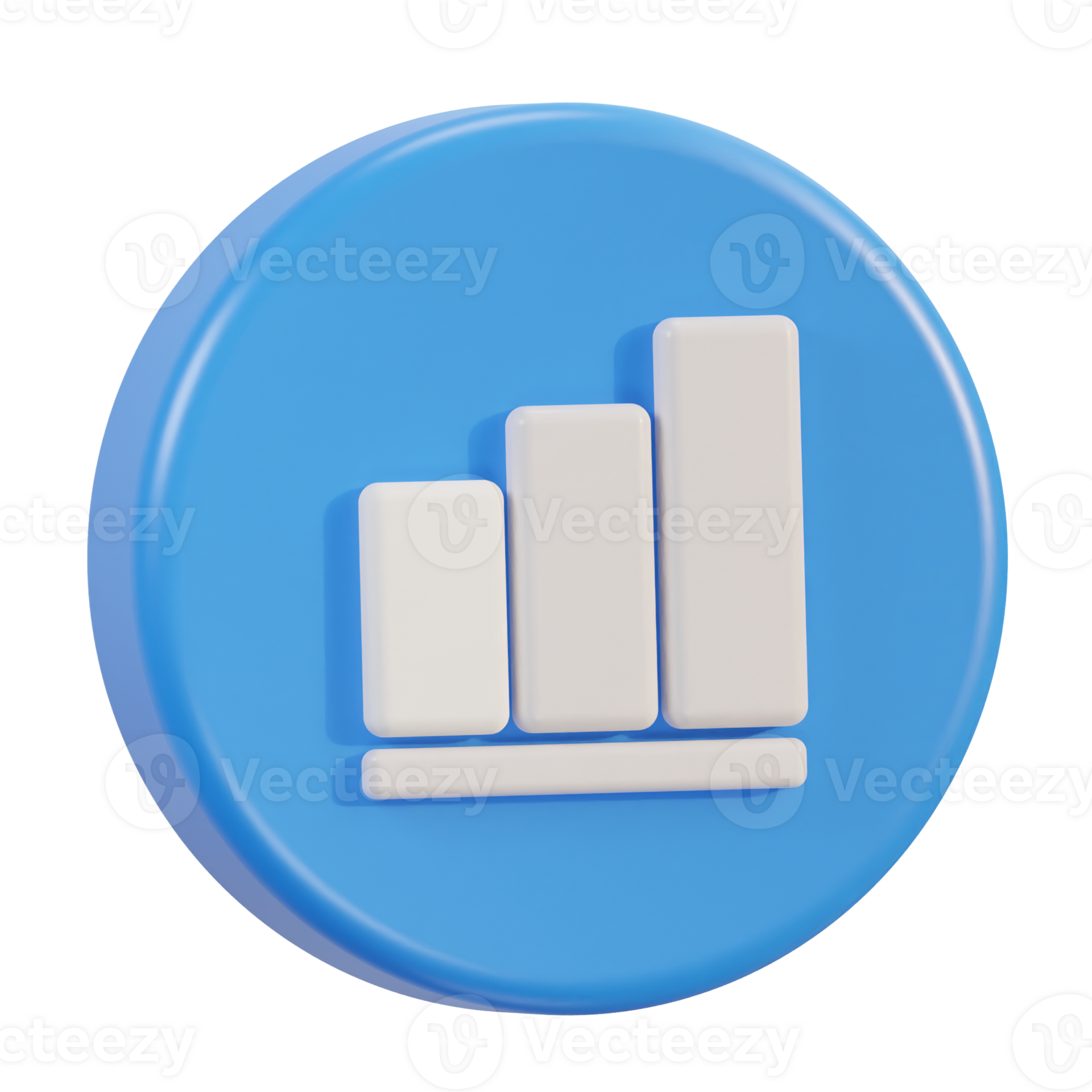 3d graph chart data statistic report information icon 28149174 PNG