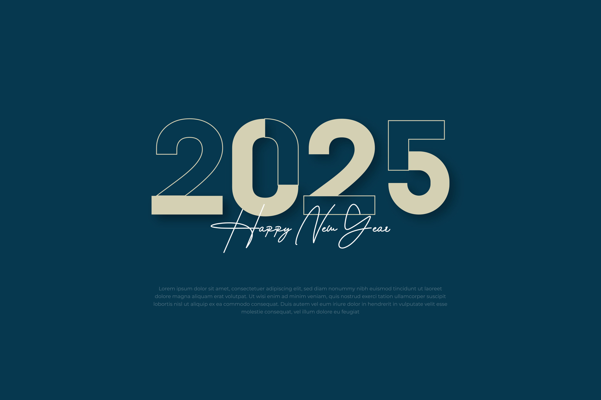 Happy new year 2025 design template. 2025 new year celebration concept ... Happy new year 2025 design template. 2025 new year celebration concept ...