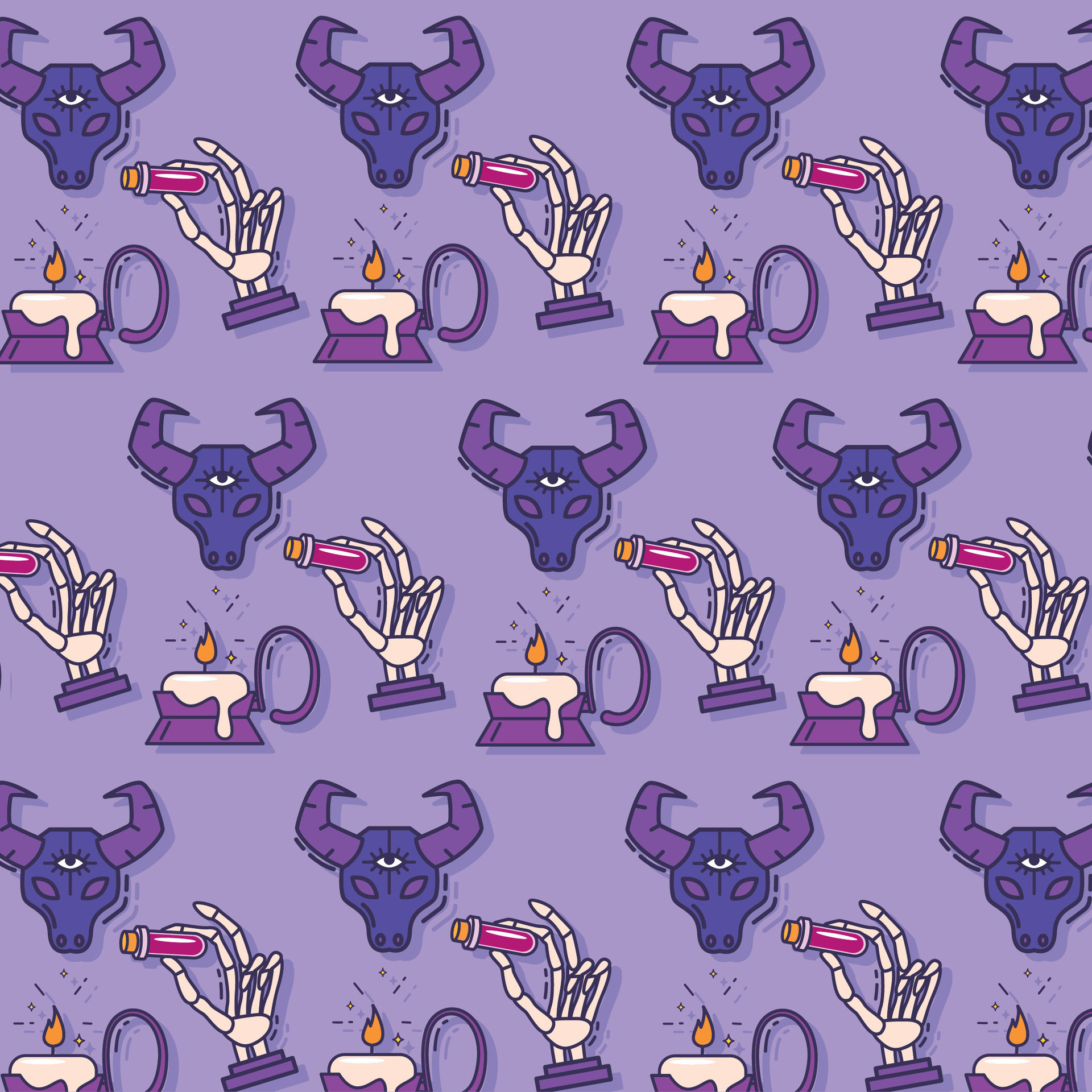 Seamless pattern background with magic icons Vector 28154920 Vector Art ... Seamless pattern background with magic icons Vector 28154920 Vector Art ...
