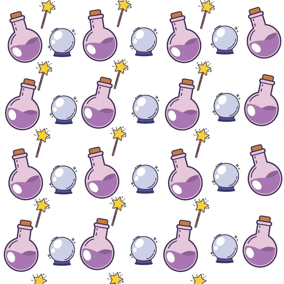 Seamless pattern background with magic icons Vector 28154991 Vector Art ... Seamless pattern background with magic icons Vector 28154991 Vector Art ...