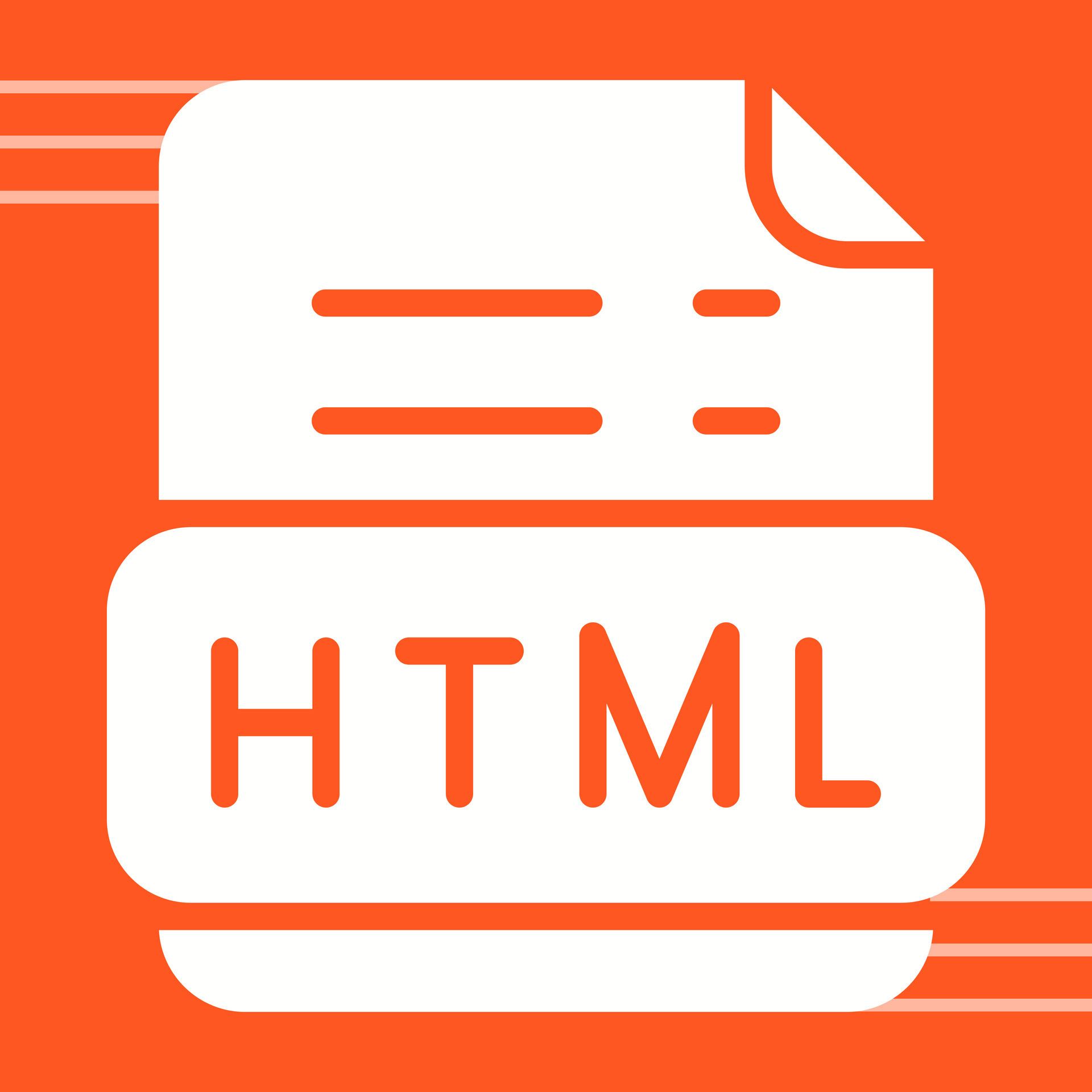 Html Vector Icon 28157167 Vector Art At Vecteezy
