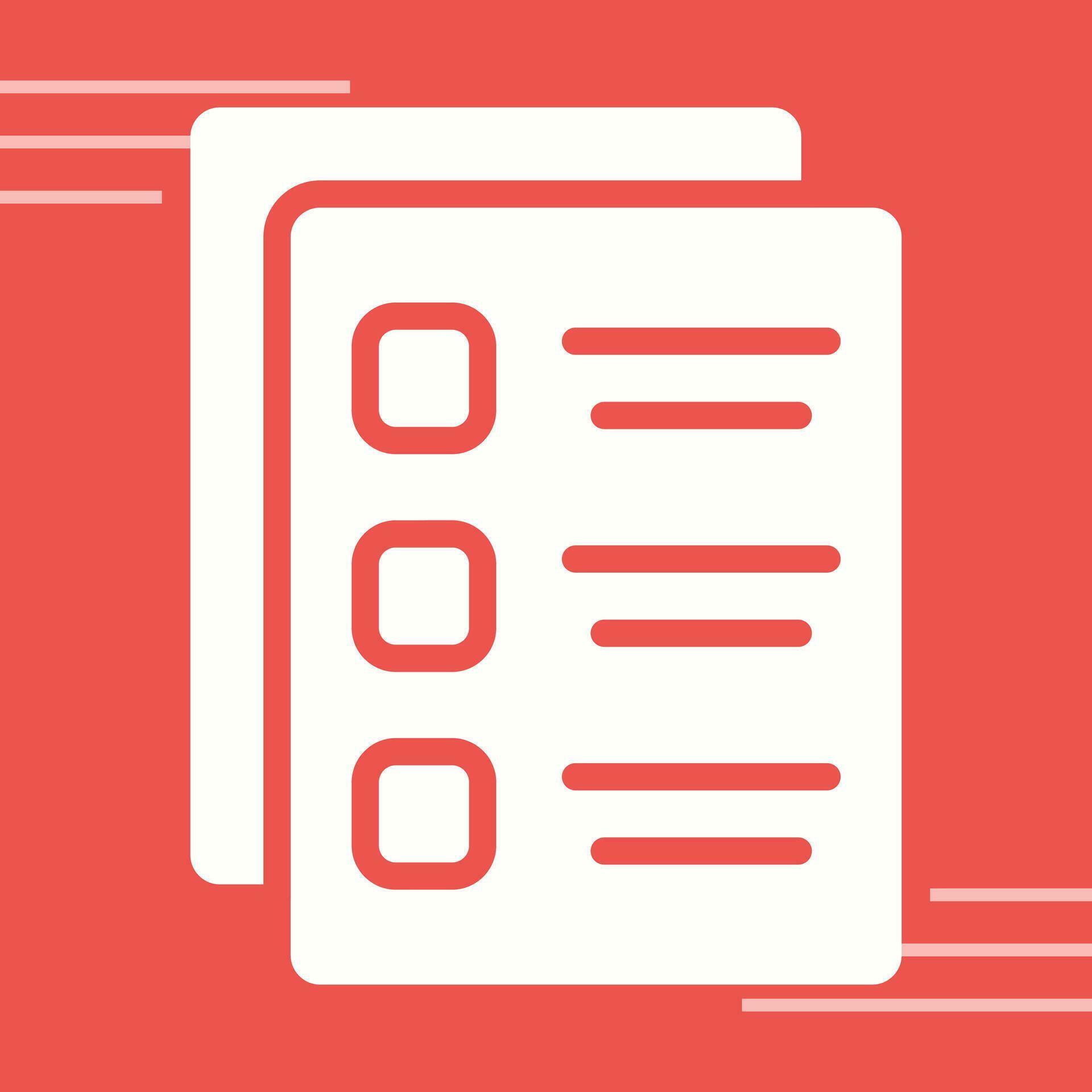 Document Bullets Vector Icon 28157384 Vector Art at Vecteezy