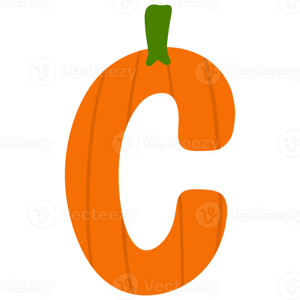 Halloween Pumpkin Alphabet 28171906 PNG