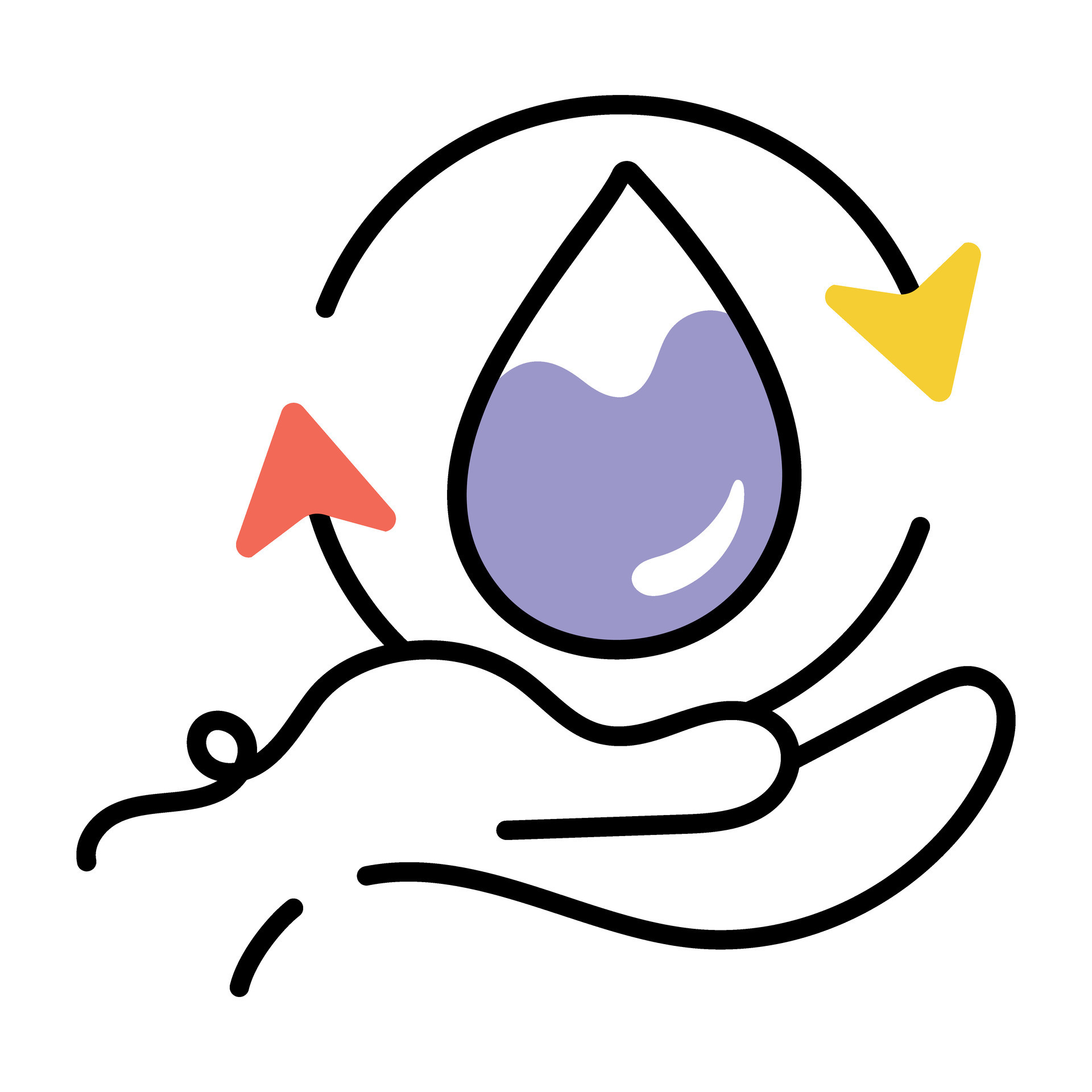 Trendy Water Sustainability 28175370 Vector Art at Vecteezy