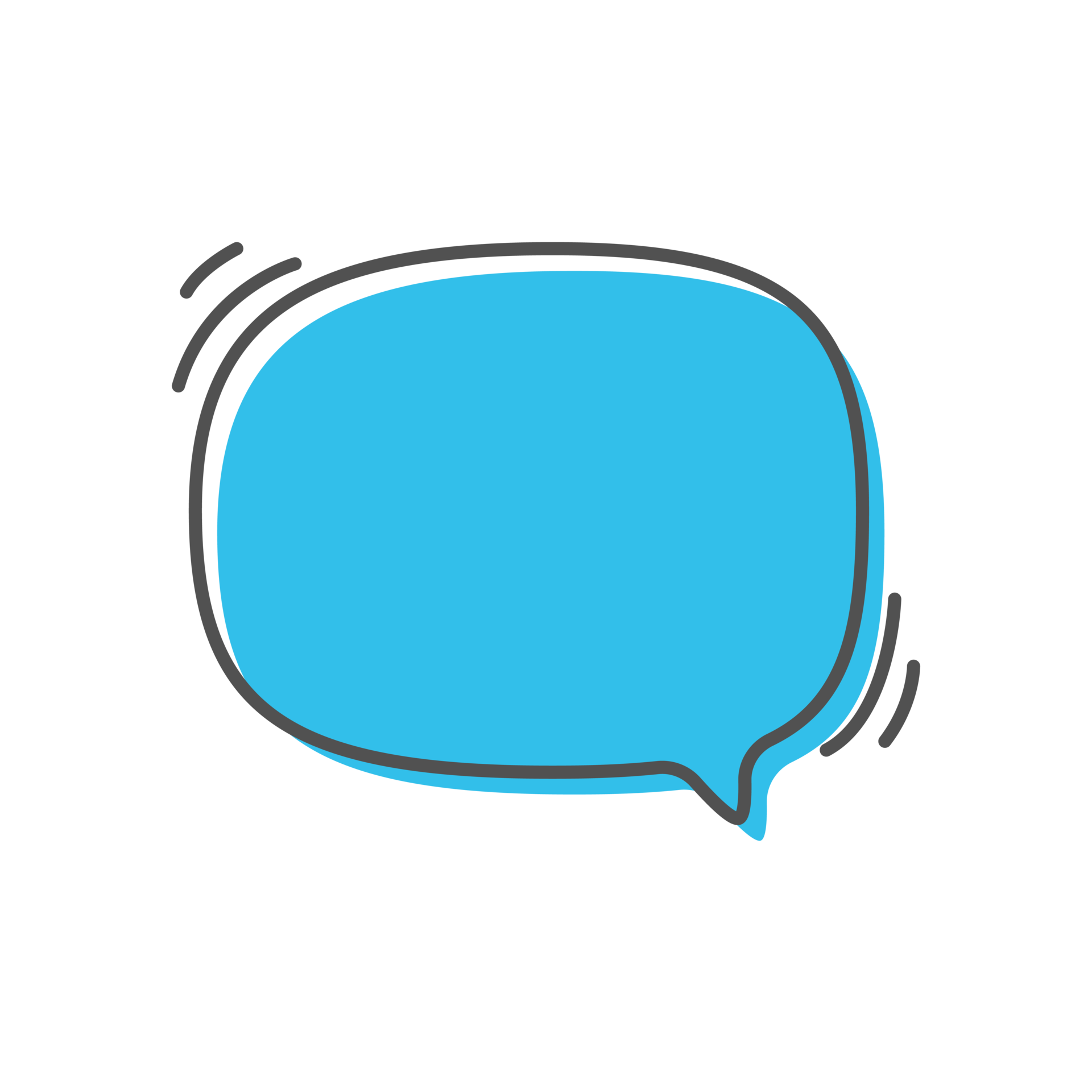 Hand drawn text box. Cute cartoon style talking dialogue. 28177025 PNG