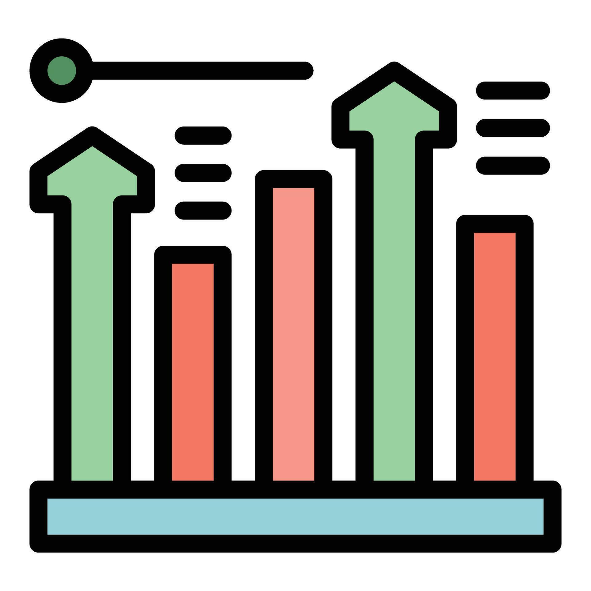 Graph data icon vector flat 28180556 Vector Art at Vecteezy