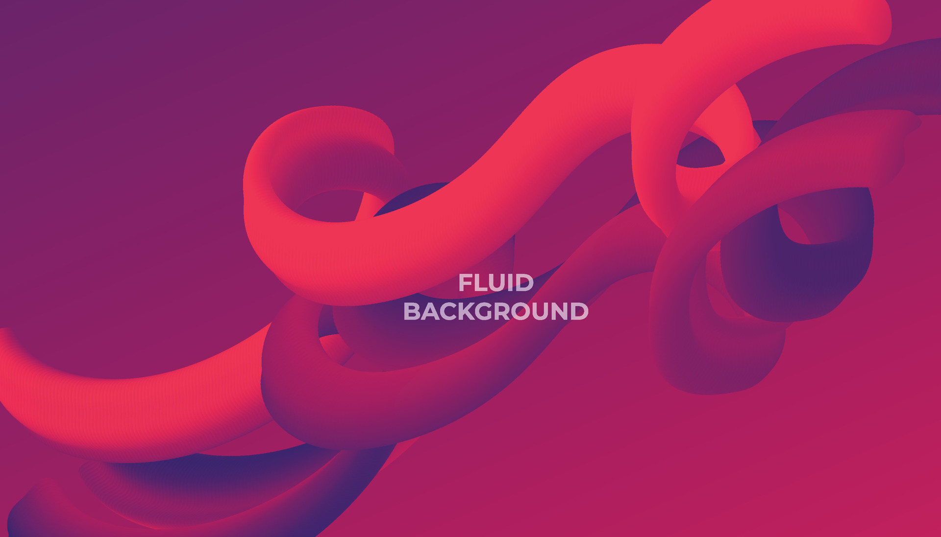 Red Abstract Fluid Wave Modern Poster With Gradient 3d Flow Shape Innovation Background Design