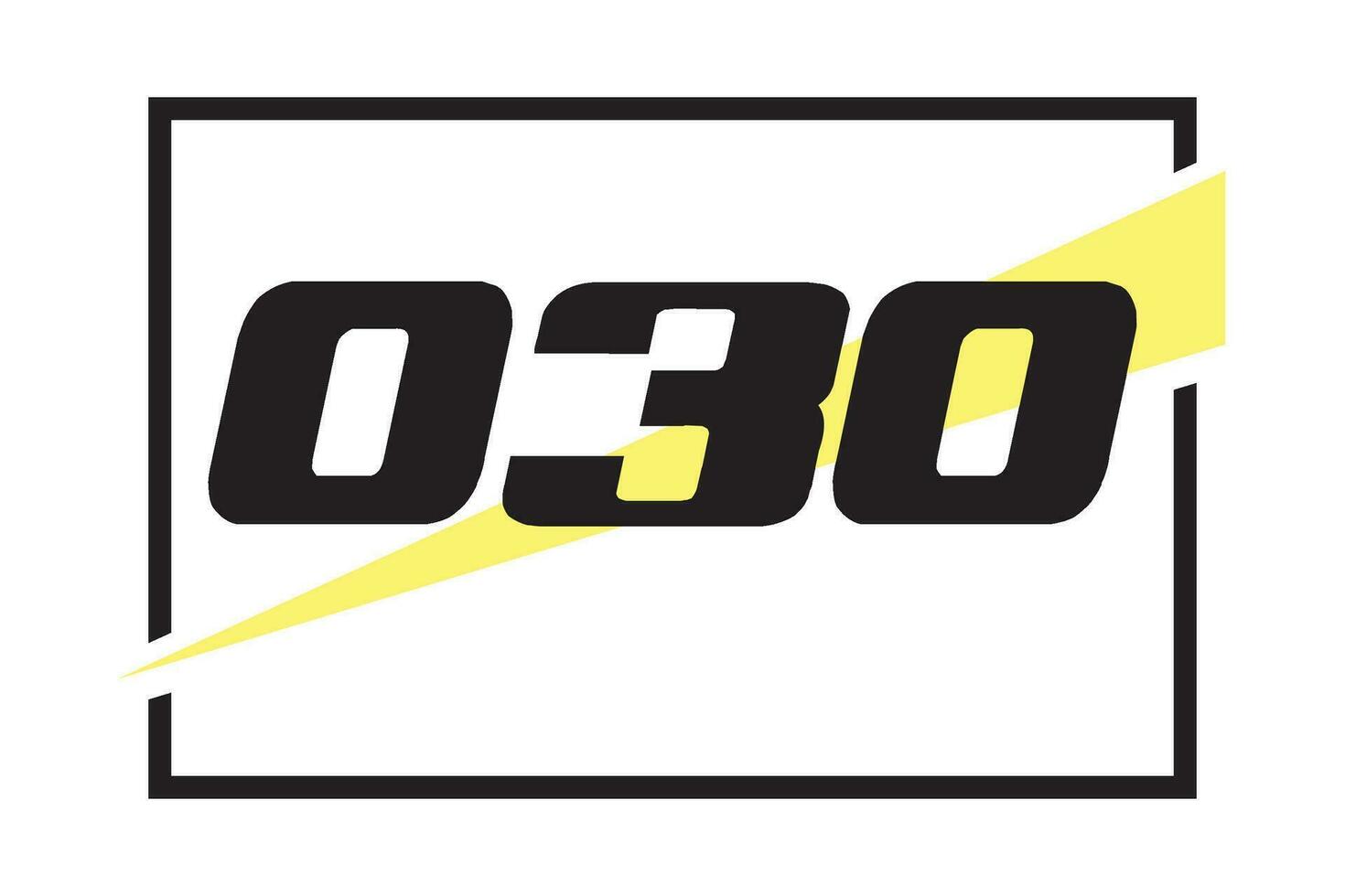 Number logo 030 28183315 Vector Art at Vecteezy