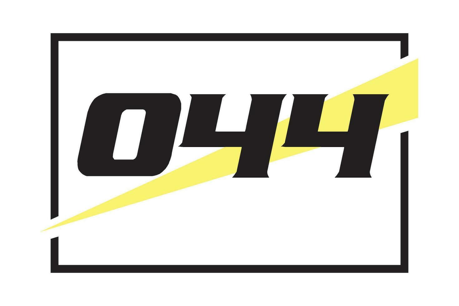 Number logo 044 28183808 Vector Art at Vecteezy