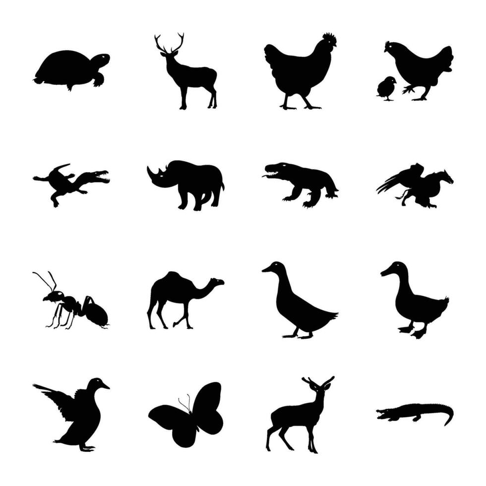 Pack of Glyph Icon Vectors 28185171 Vector Art at Vecteezy