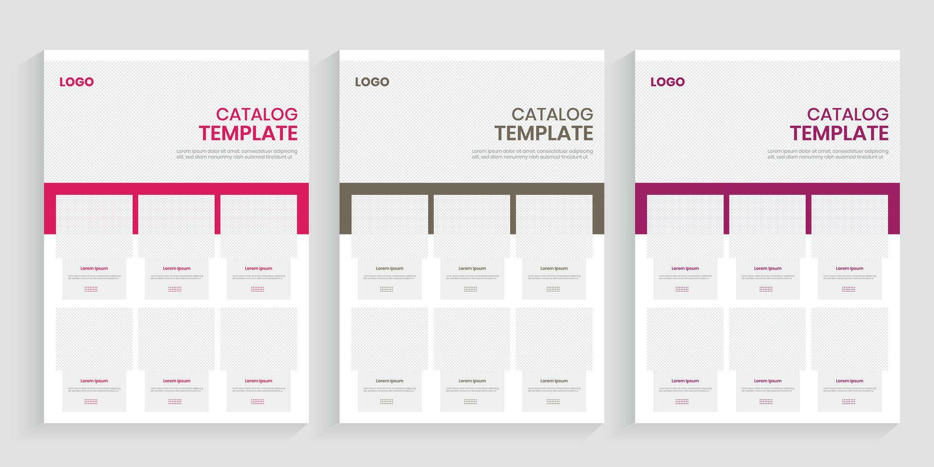 A4 one page product catalog or product catalogue template 28185688 Vector Art at Vecteezy