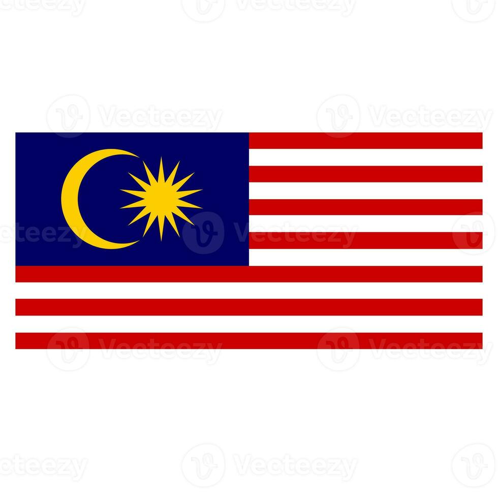 The flag of Malaysia. Malaysian flag. Bendera Malaysia. 28190310 Stock Photo at Vecteezy