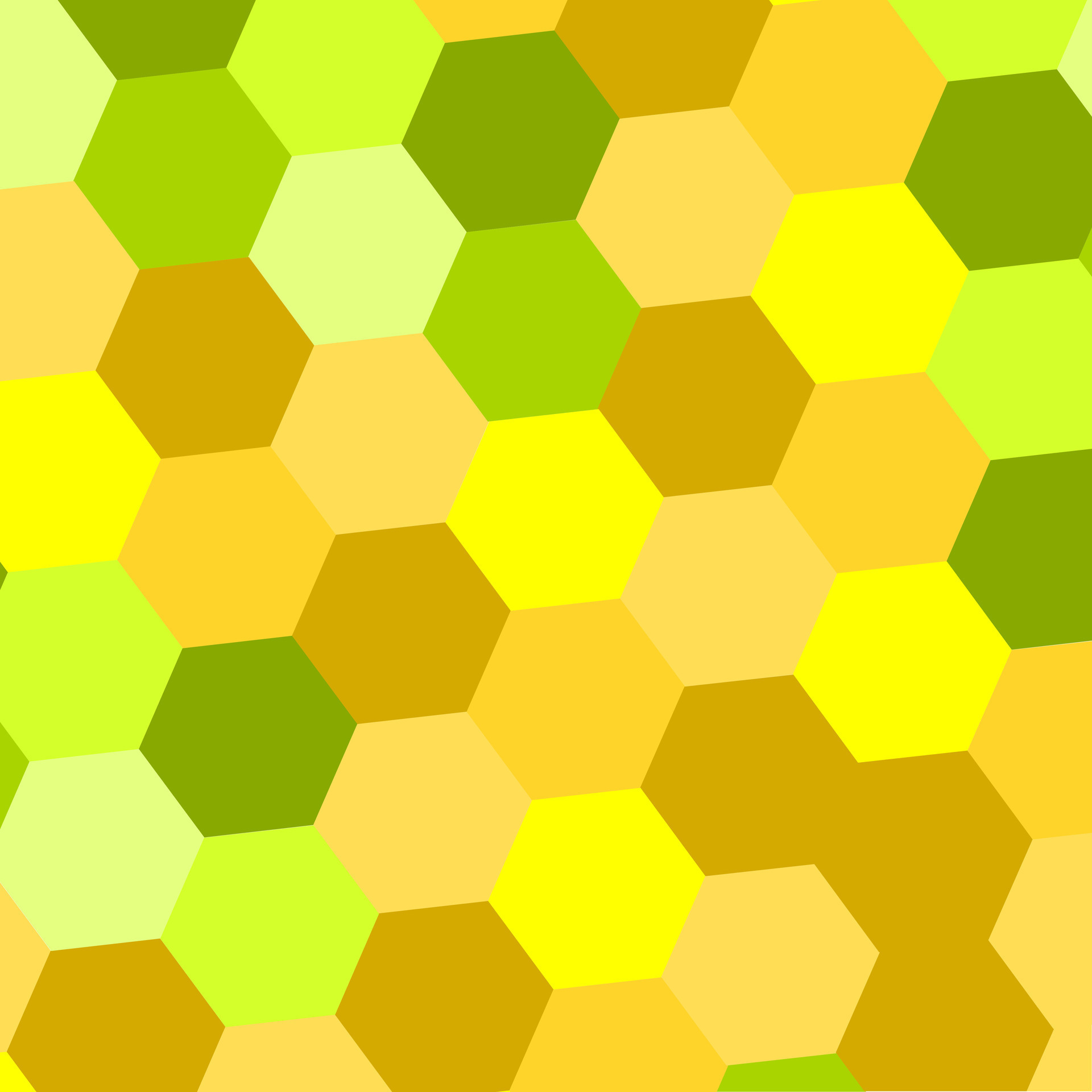 Honeycomb, hexagonal, multi-level yellow Hexagonal pattern 28190931 ...