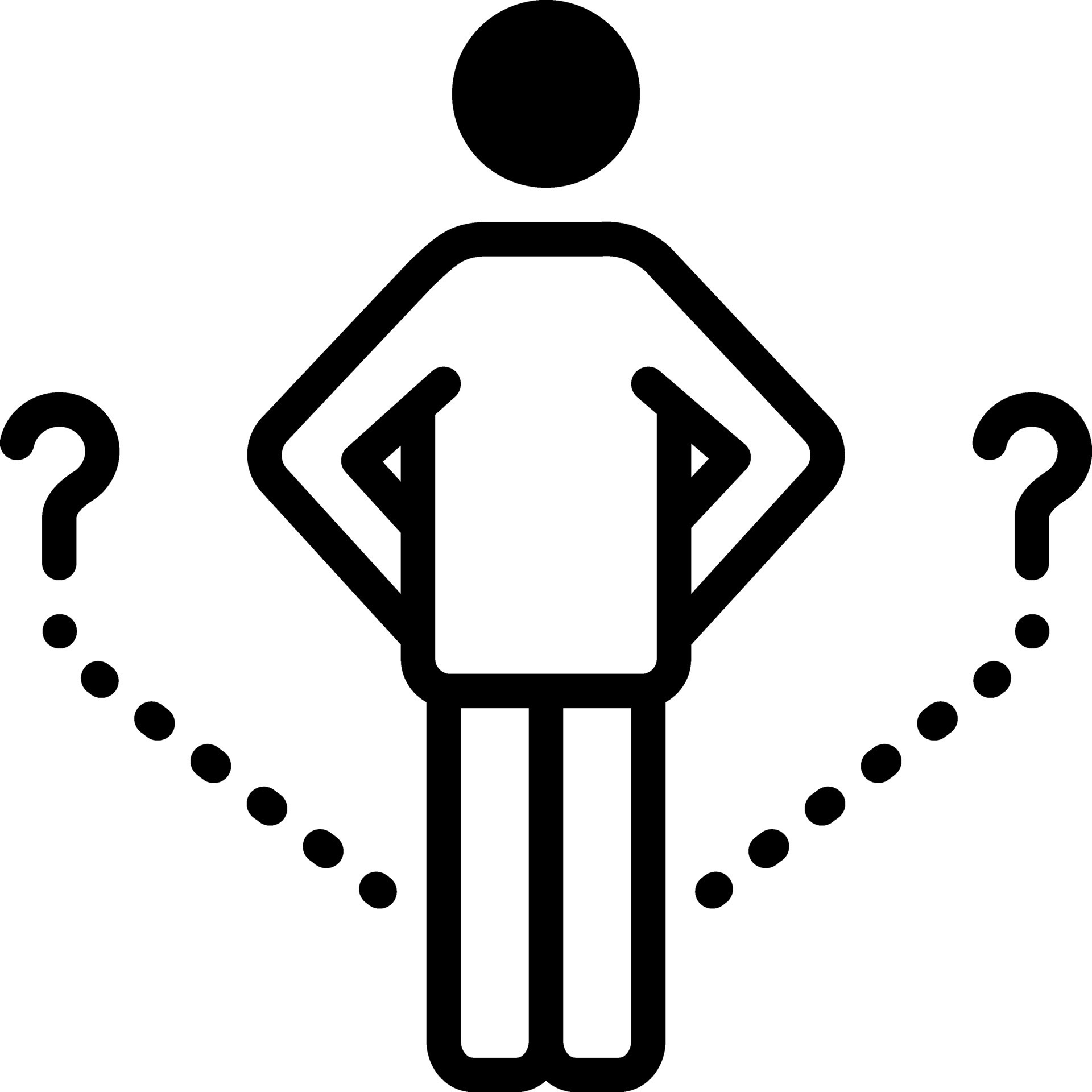 solid icon for doubt 28197324 Vector Art at Vecteezy