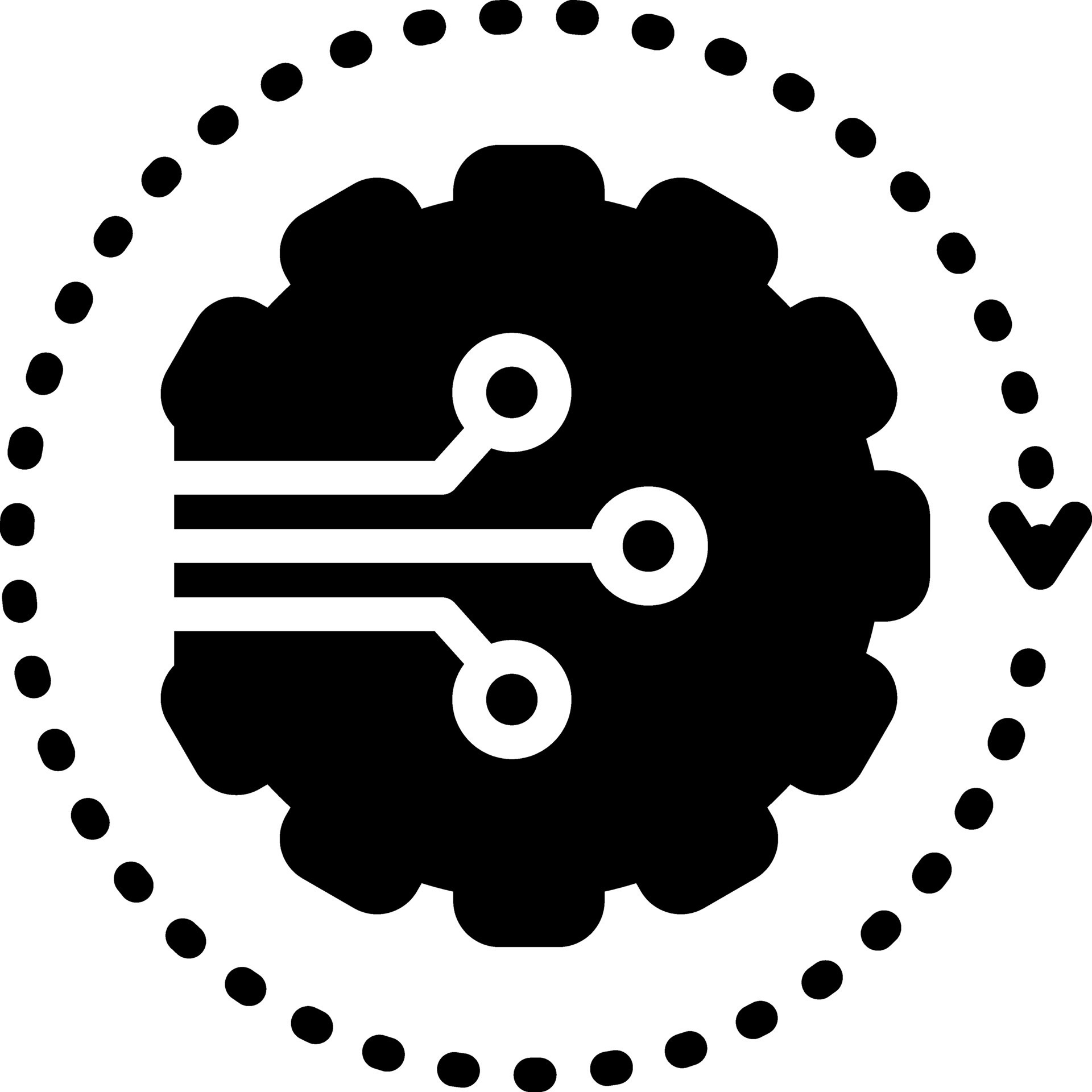 solid icon for future 28197769 Vector Art at Vecteezy