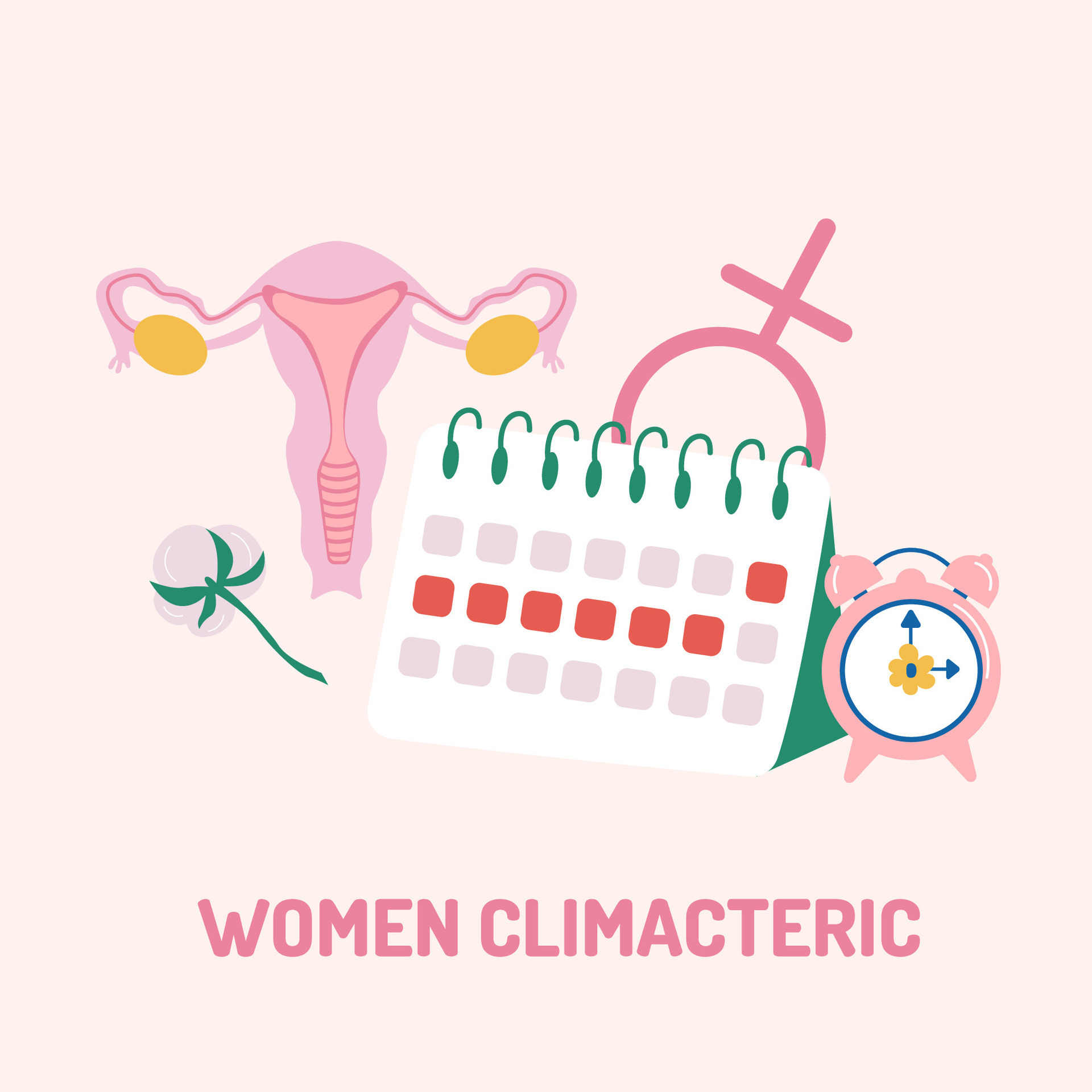 Women Menopause Climacteric Concept Background 28198875 Vector Art At