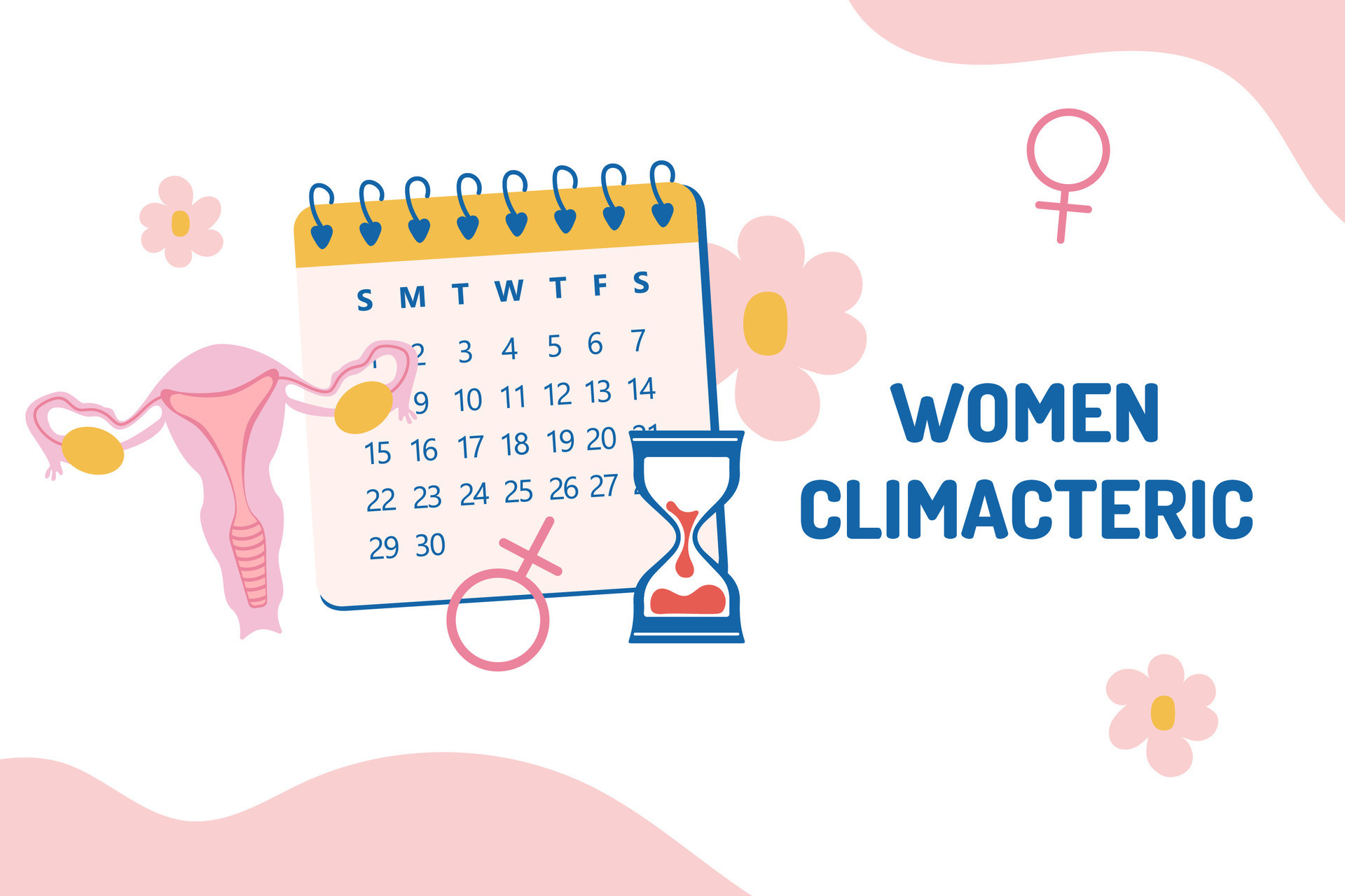 Women Climacteric Menopause Concept Background 28198878 Vector Art At