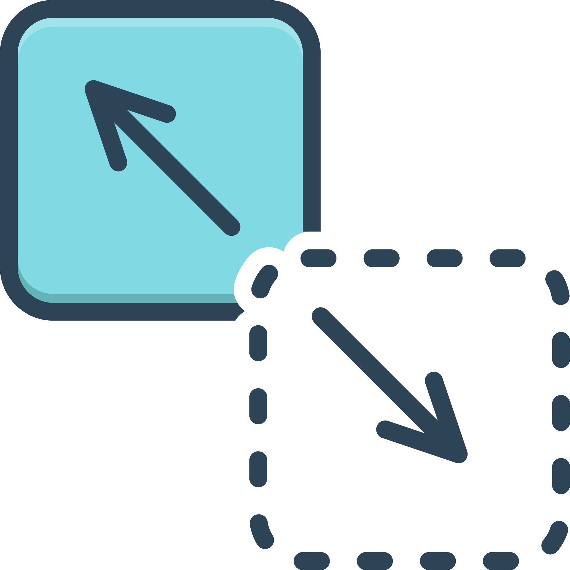 color icon for drag 28199273 Vector Art at Vecteezy