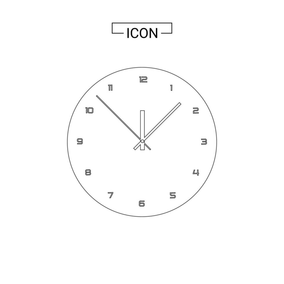 Realistic Circle Shaped Analog Clock 28200799 Vector Art At Vecteezy