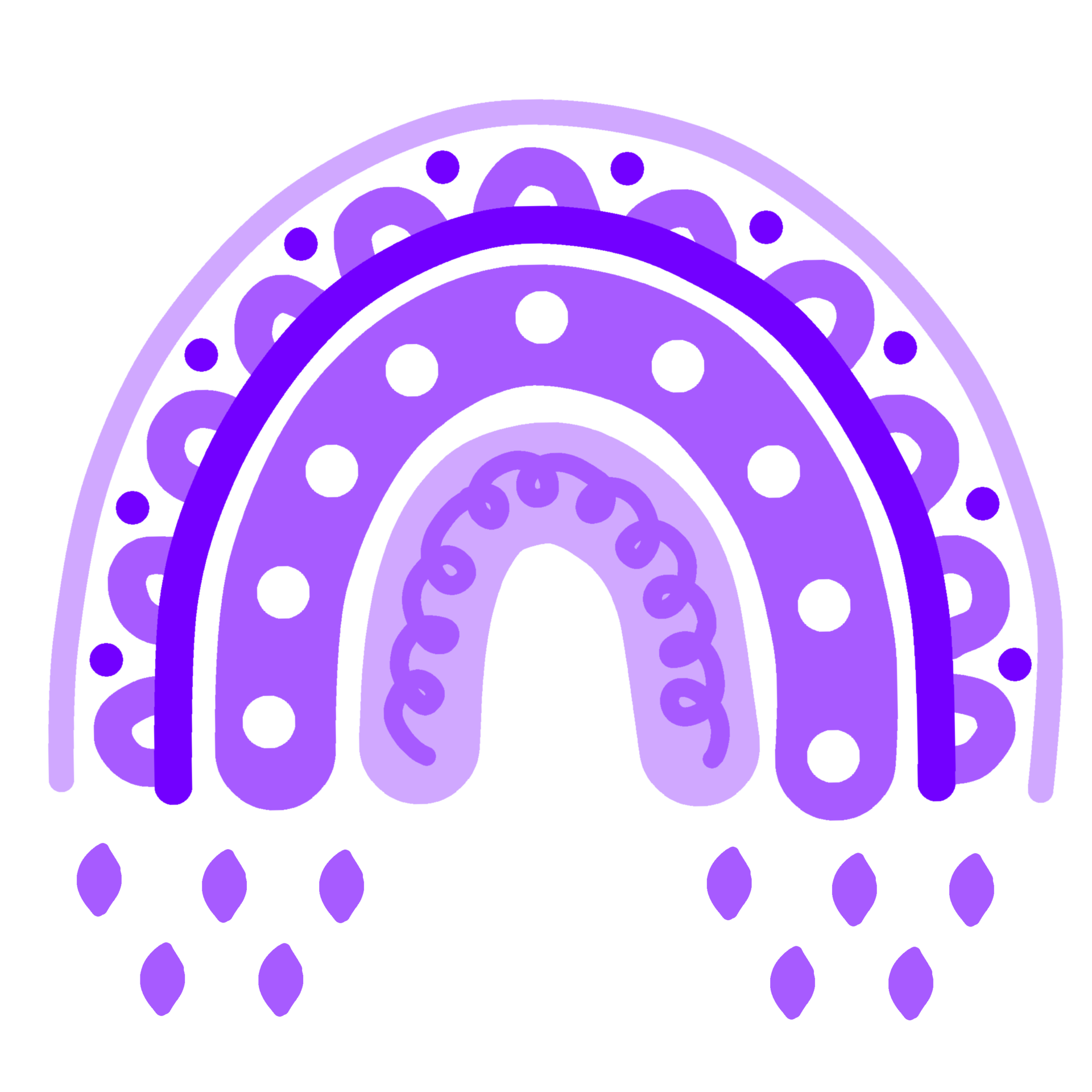 Rainbow Set Graphic 28211030 PNG