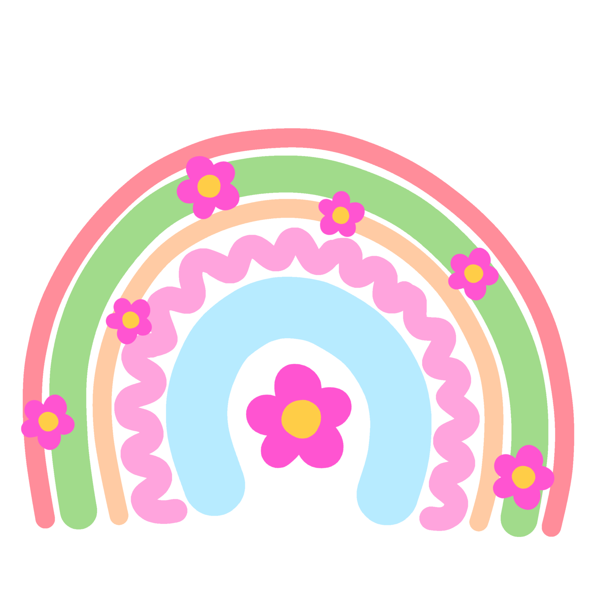 Rainbow Set Graphic 28211042 PNG