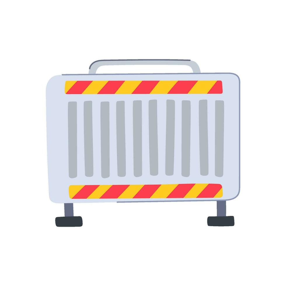 Bloquear La Carretera Barrera Dibujos Animados Vector Ilustración 28215026 Vector En Vecteezy