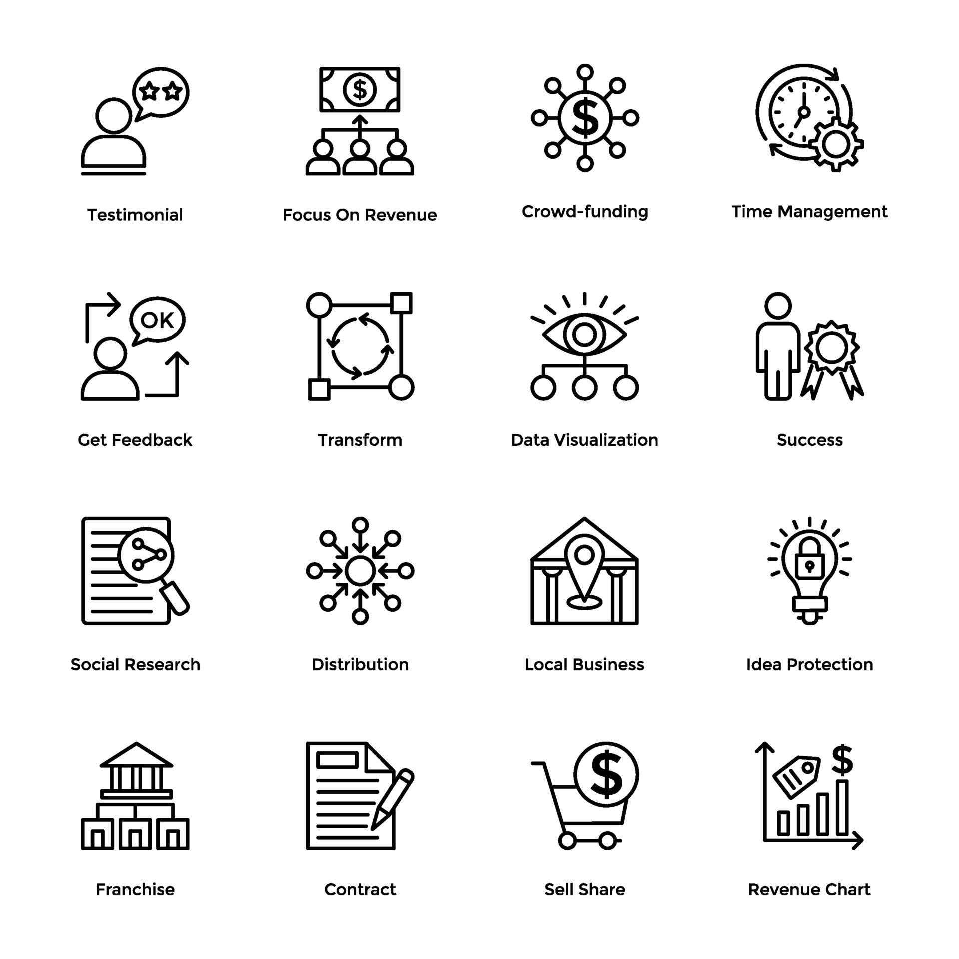 Creative Line Icons of Project Management 28218246 Vector Art at Vecteezy