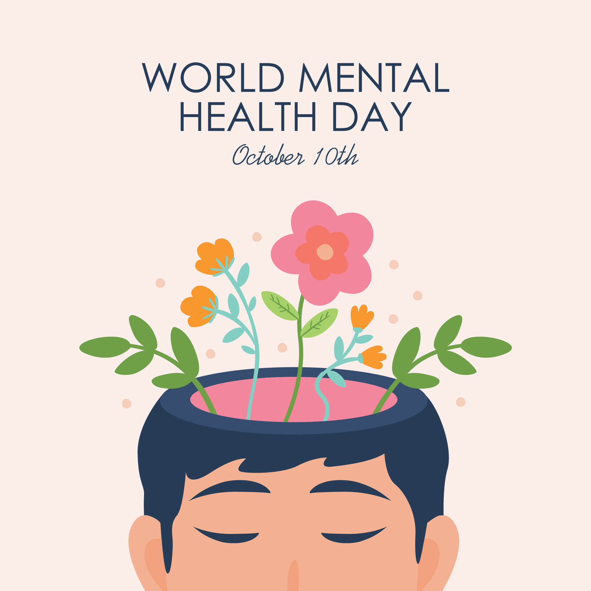 flat design world mental health day poster template vector 28219128 ... flat design world mental health day poster template vector 28219128 ...