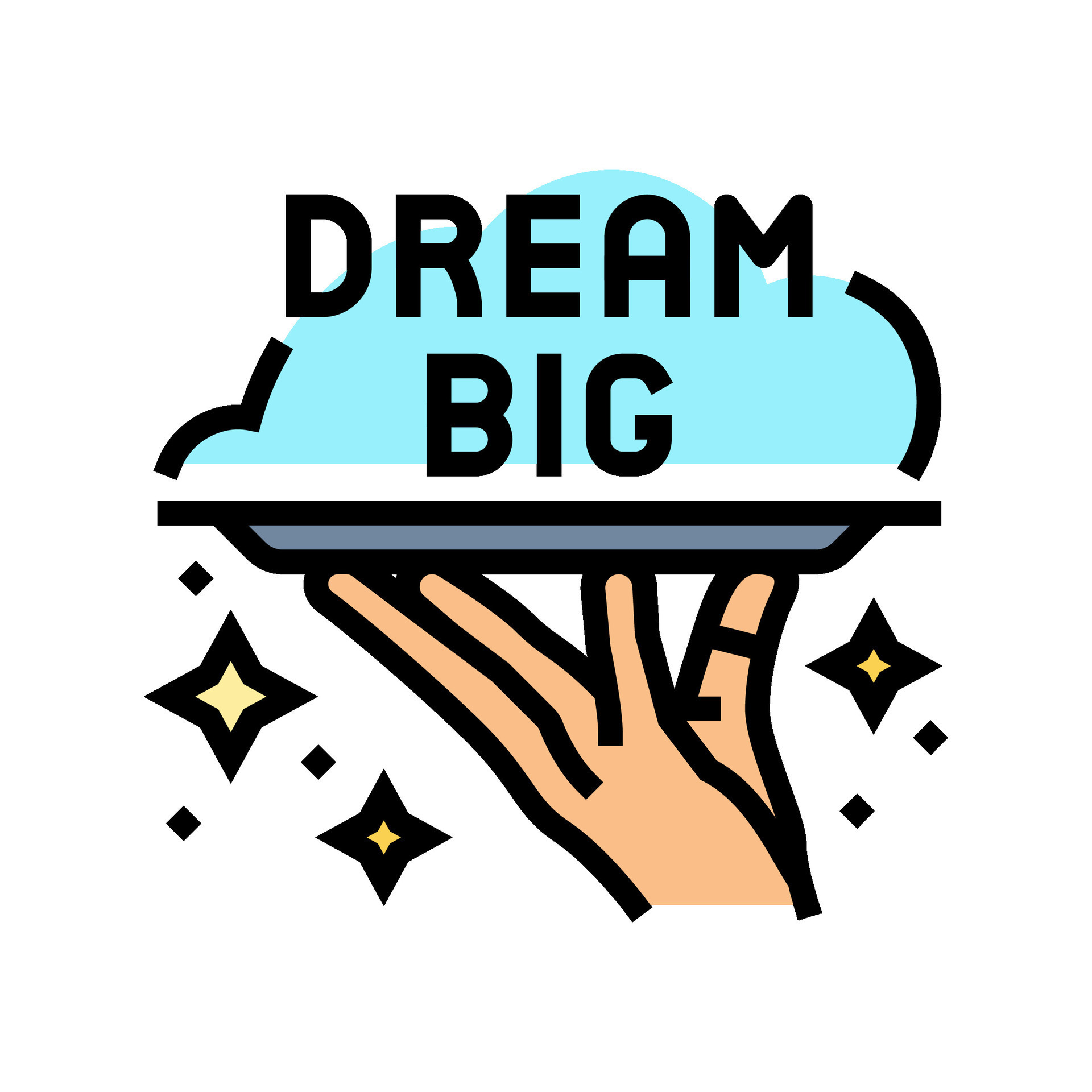 dream big succes challenge color icon vector illustration 28219963 ... dream big succes challenge color icon vector illustration 28219963 ...