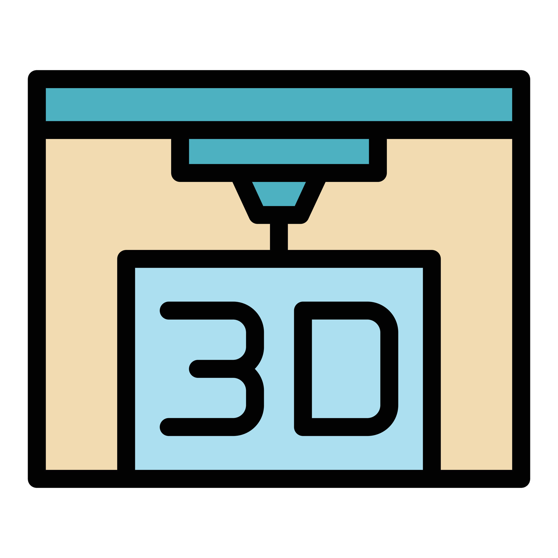 3d Printing Icon Vector Flat 28227644 Vector Art At Vecteezy