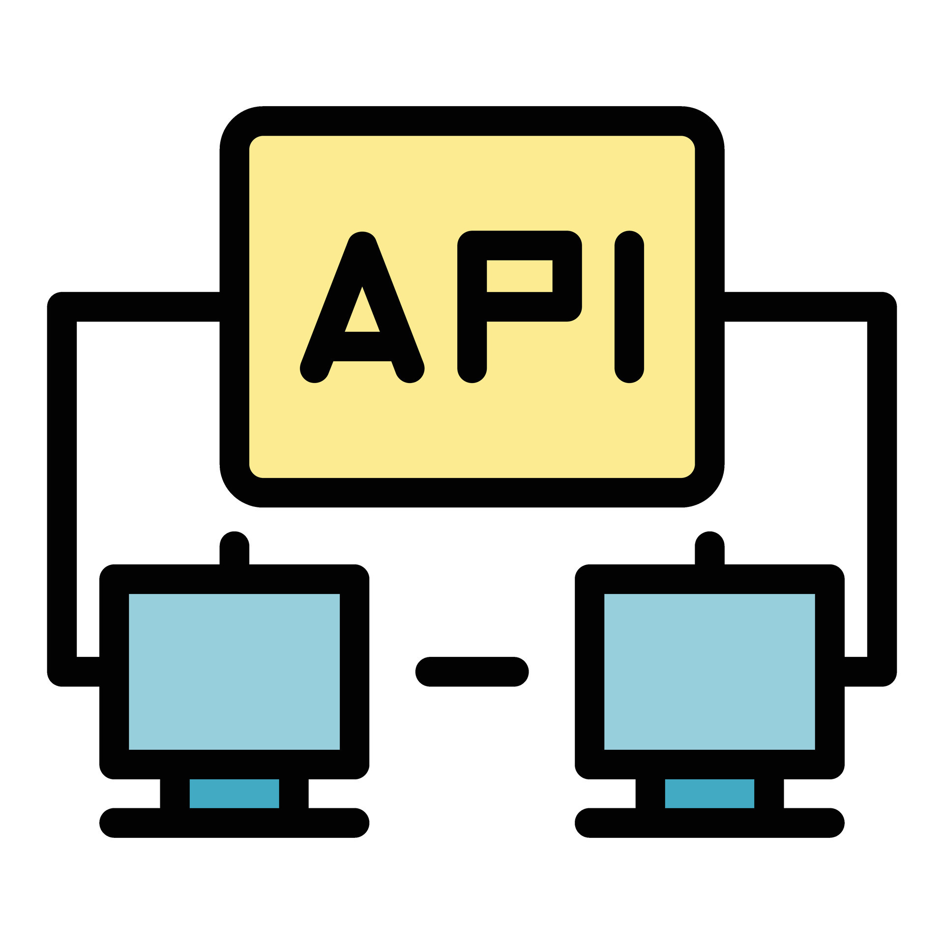 Api network icon vector flat 28227653 Vector Art at Vecteezy