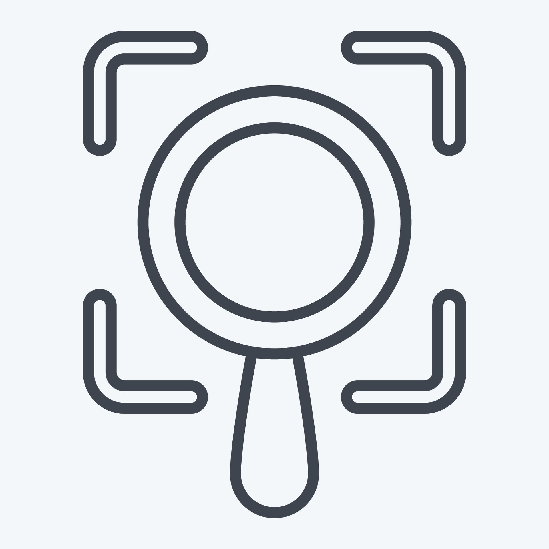 Icon Scope. related to Business Analysis symbol. line style simple ... Icon Scope. related to Business Analysis symbol. line style simple ...