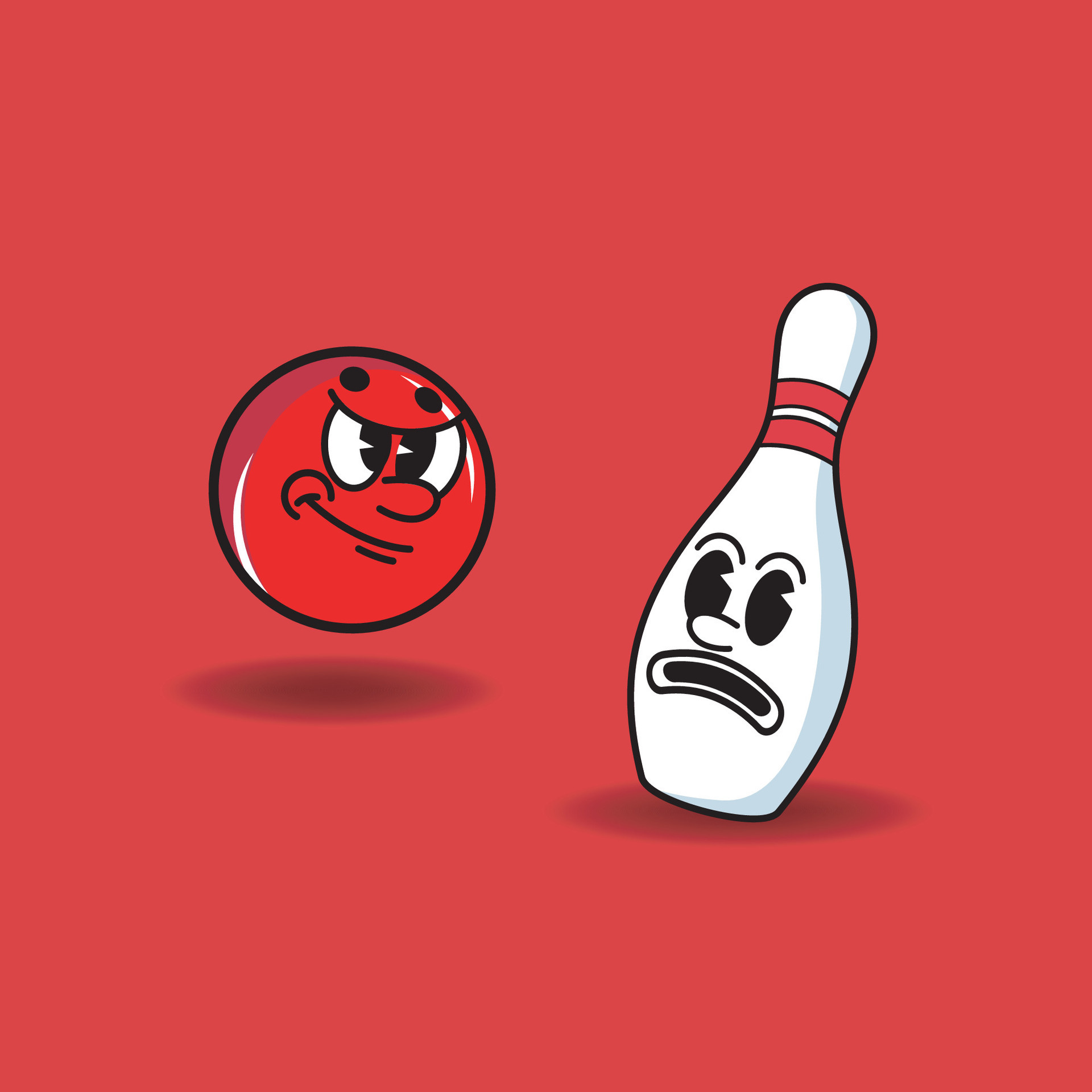 Bowling pin mascot character stock vector. Vector illustration ... Bowling pin mascot character stock vector. Vector illustration ...
