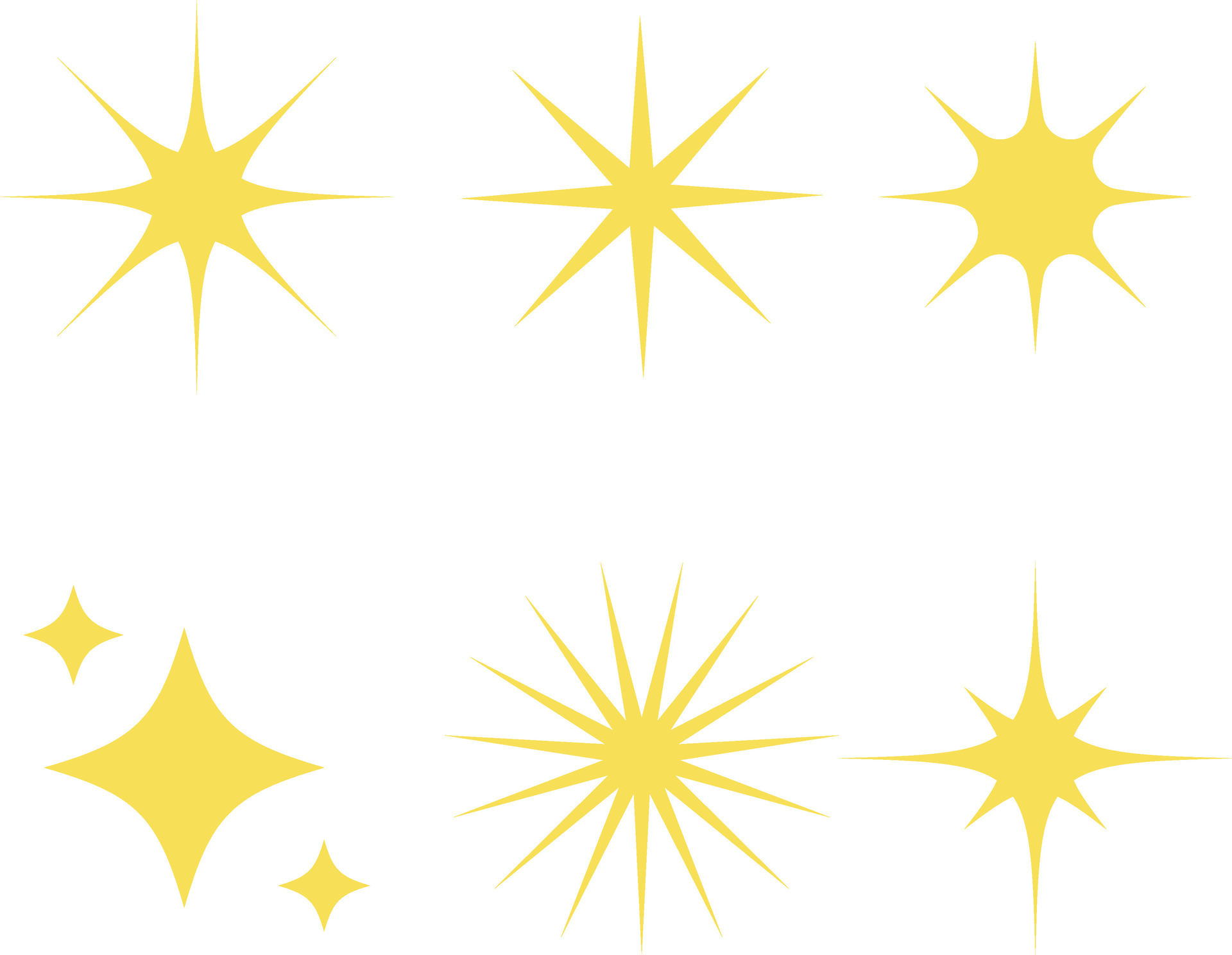 Sparkling Star Icon Set. Flat Design. Isolated Vector 28231728 Vector Art at Vecteezy