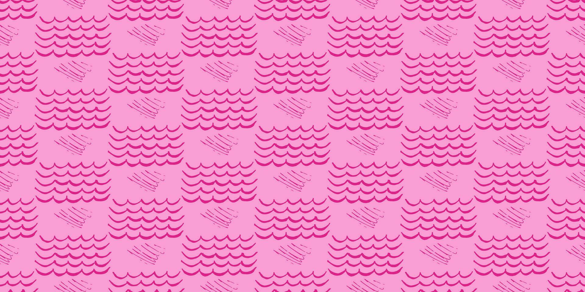 Barbie background. Pink shape seamless pattern art 28233234 Vector Art ...