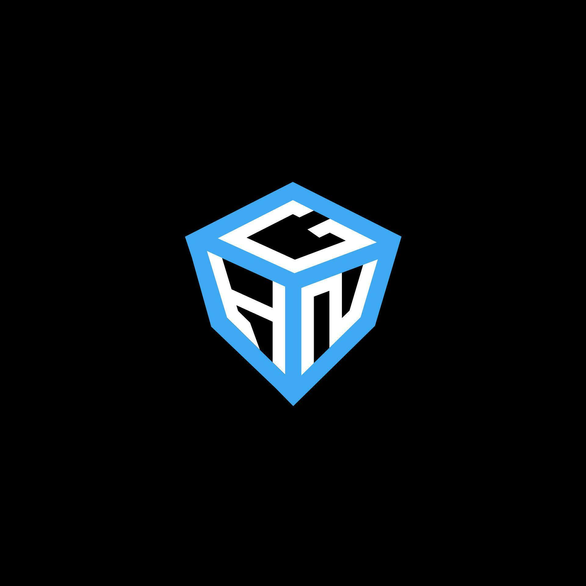 GHN letter logo vector design, GHN simple and modern logo. GHN luxurious alphabet design ...