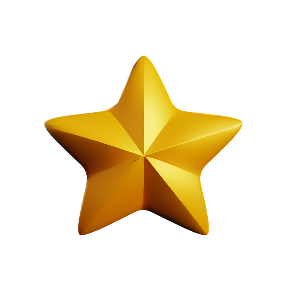 star 3d illustration icon 28238613 PNG
