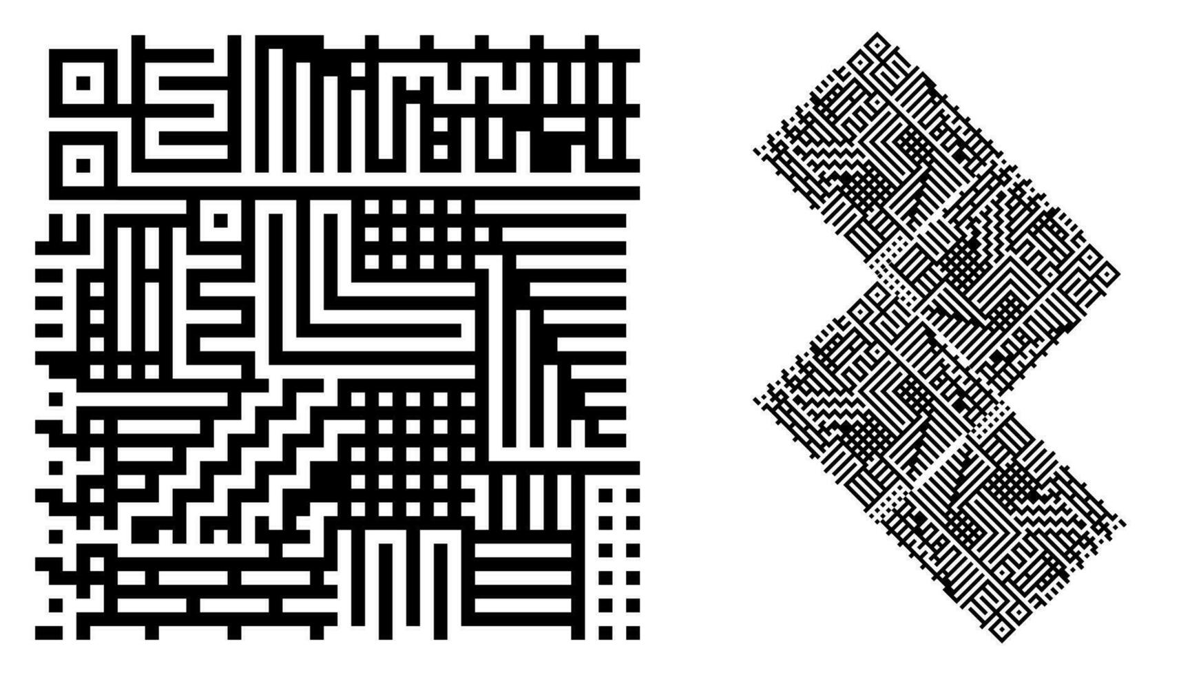 Geometric pattern. Vector pattern of mathematical shapes 28239303 ...